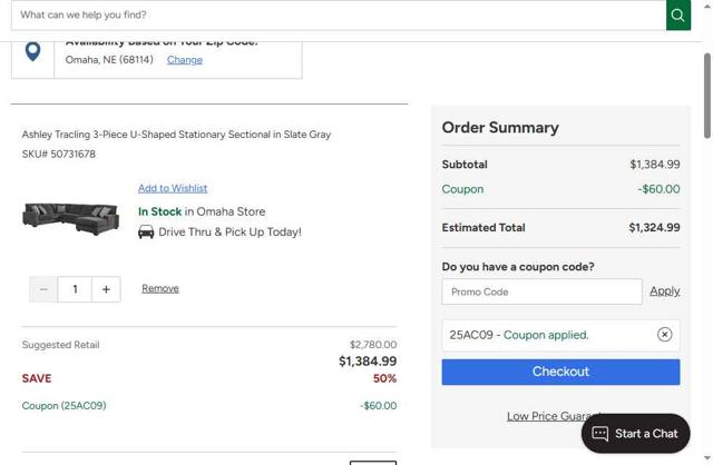 Nebraska Furniture Mart Promo Codes - $60 Off Oct 2025