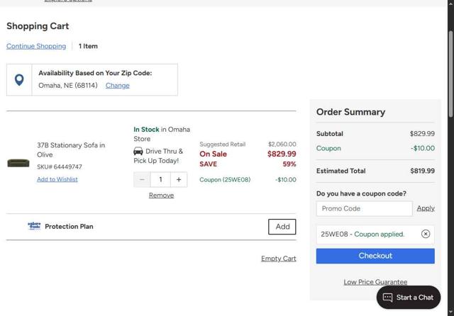 Nebraska Furniture Mart Promo Codes - $10 Off Oct 2025