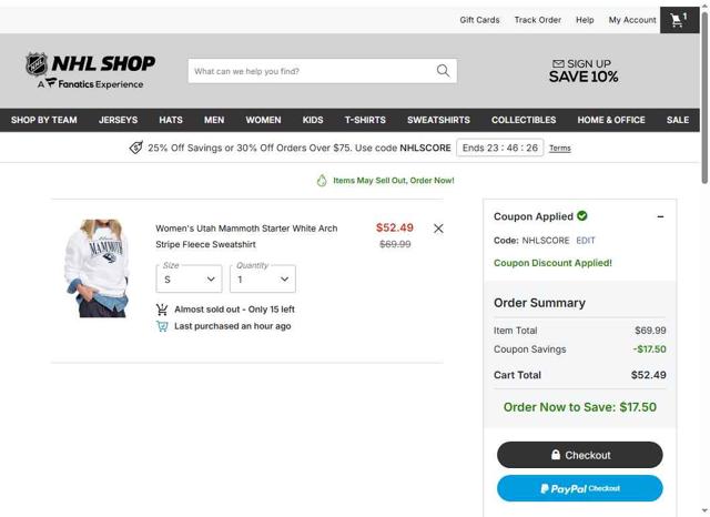 NHL Shop Discount Codes - 10% Off (7 Verified) Oct 2025