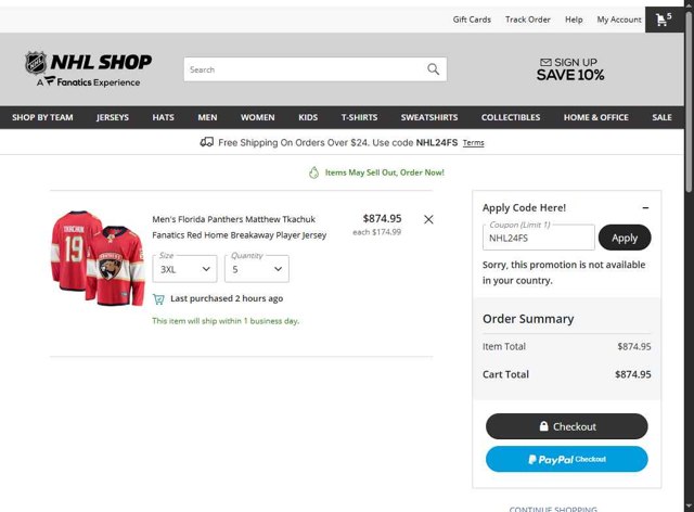 NHL Shop Discount Codes - 25% Off (7 Verified) Jun 2025