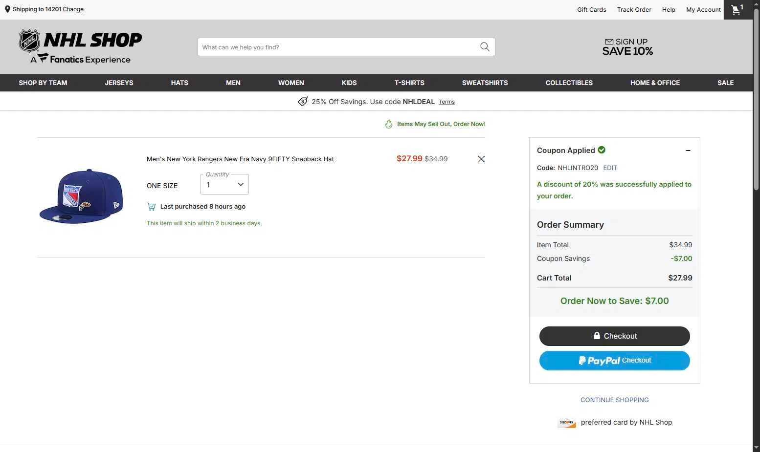 NHL Shop Discount Codes - 30% Off (6 Verified) Oct 2025