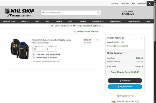 NHL Shop Discount Codes - 30% Off (7 Verified) Jul 2025