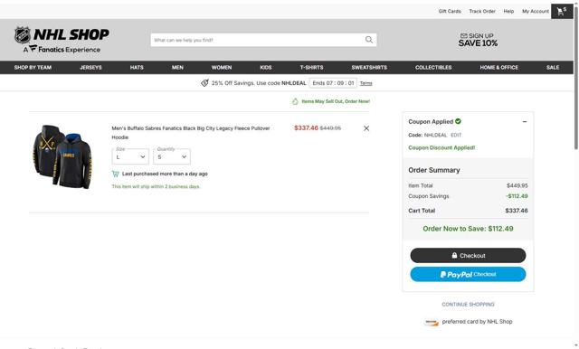 NHL Shop Discount Codes - 10% Off (7 Verified) Oct 2025