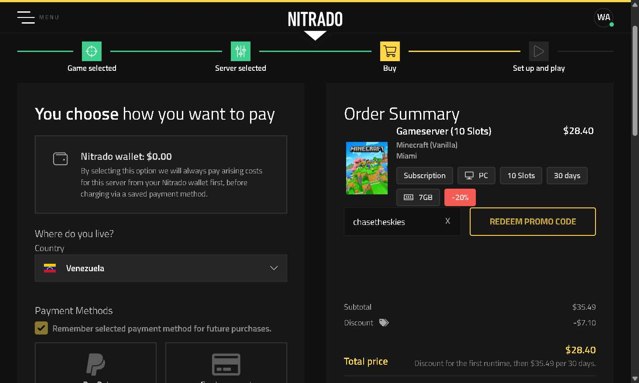 Nitrado Discount Codes - 20% Off (4 Verified) Jun 2025