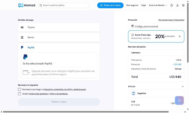 Nomad App Promo Codes (6 Verified) - 20% Off w/Code Jun 2025