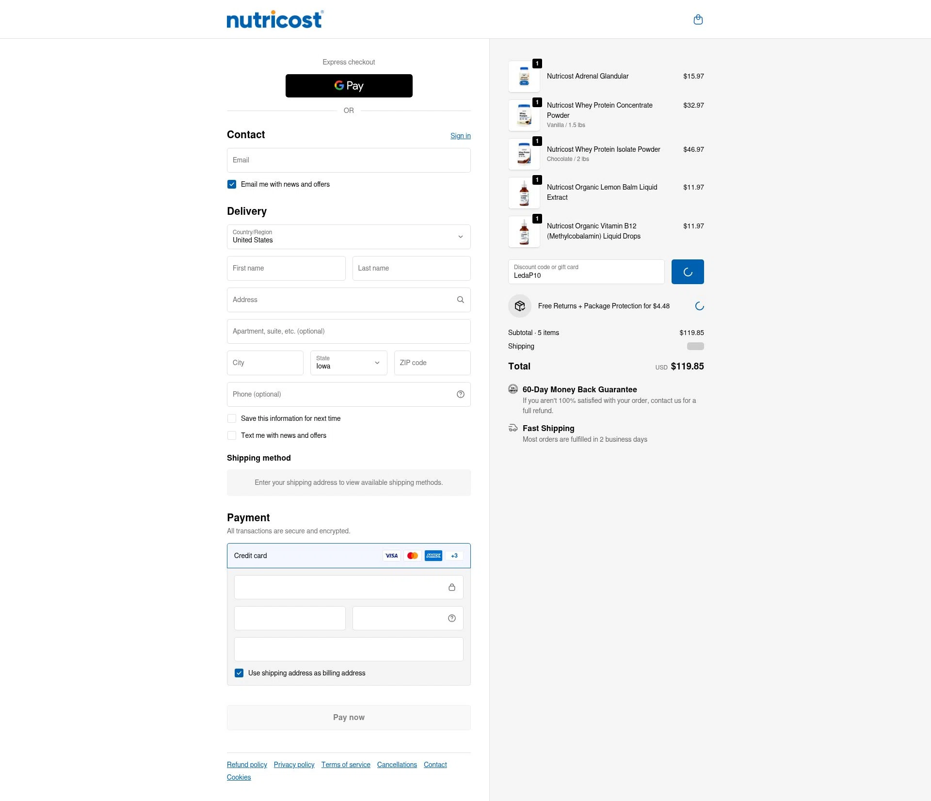 Nutricost Promo Codes - 25% Off (54 Verified) Mar 2026