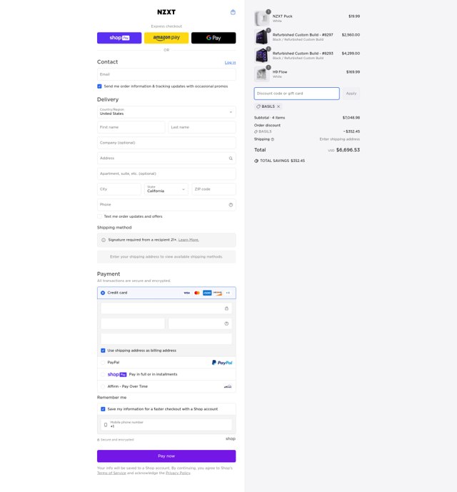 NZXT Discount Codes - 5% Off (1 Verified) Jul 2025