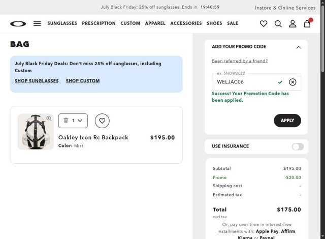 Oakley Discount Codes - $10 Off (3 Verified) Jul 2025