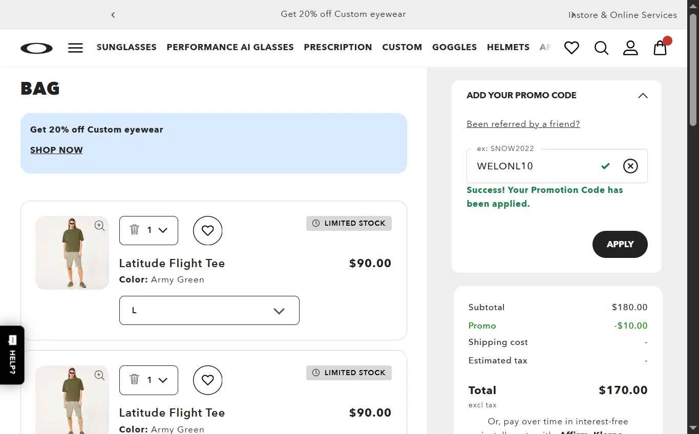 Oakley Discount Codes - $10 Off (5 Verified) Nov 2025