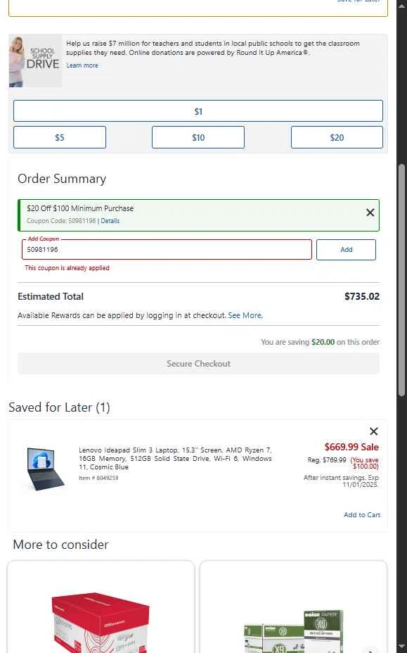 Office Depot Promo Codes - $20 Off (8 Verified) Nov 2025