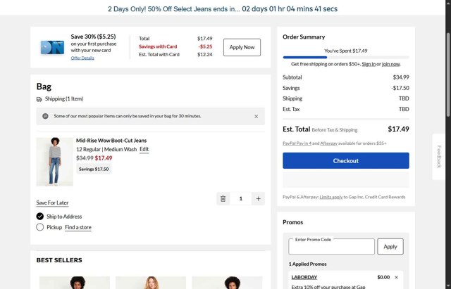 Old Navy Promo Codes (6 Verified) - 15% Off w/Code Sep 2025