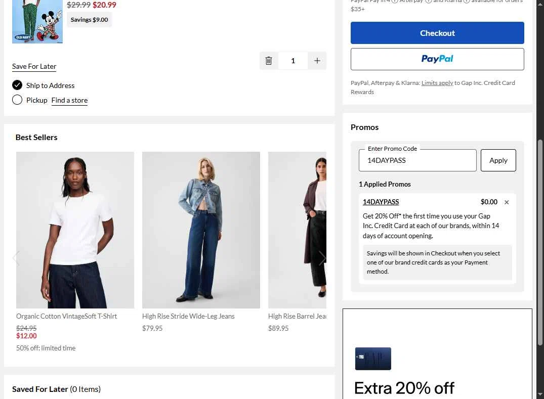 Old Navy Promo Codes (4 Verified) - 50% Off w/Code Nov 2025