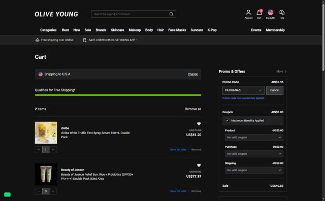 OLIVE YOUNG Promo Codes (13 Verified) - 20% Off Aug 2025