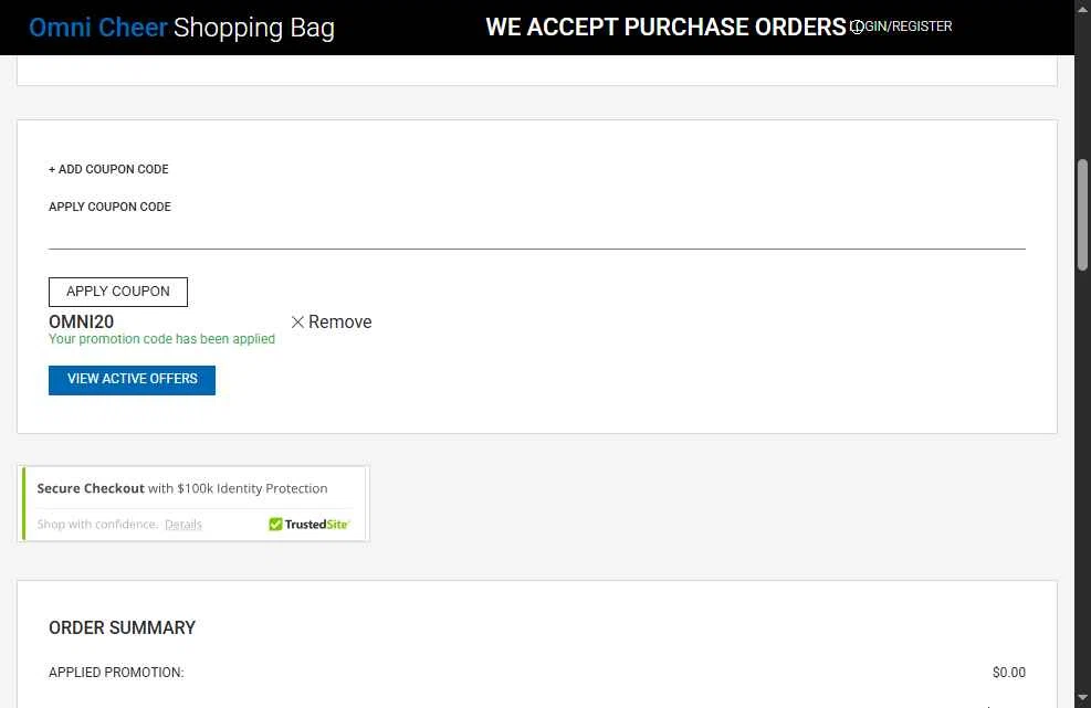 Omni Cheer Promo Codes (12 Verified) - 25% Off Oct 2025