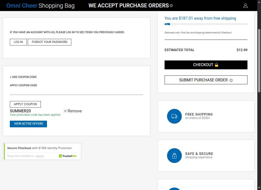 Omni Cheer Promo Codes (12 Verified) - 25% Off Oct 2025