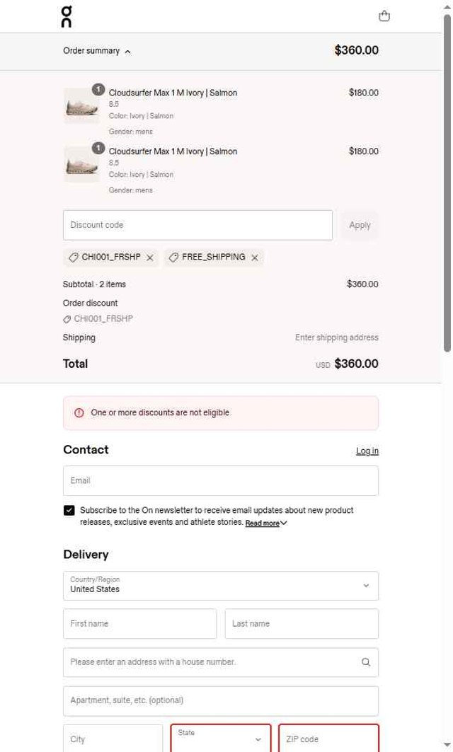 On Running Promo Codes - 10% Off Coupons Sep 2025