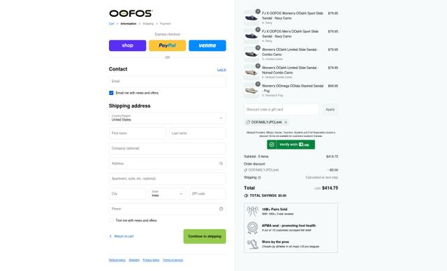 Oofos Promo Codes - 20% Off Coupons Sep 2025