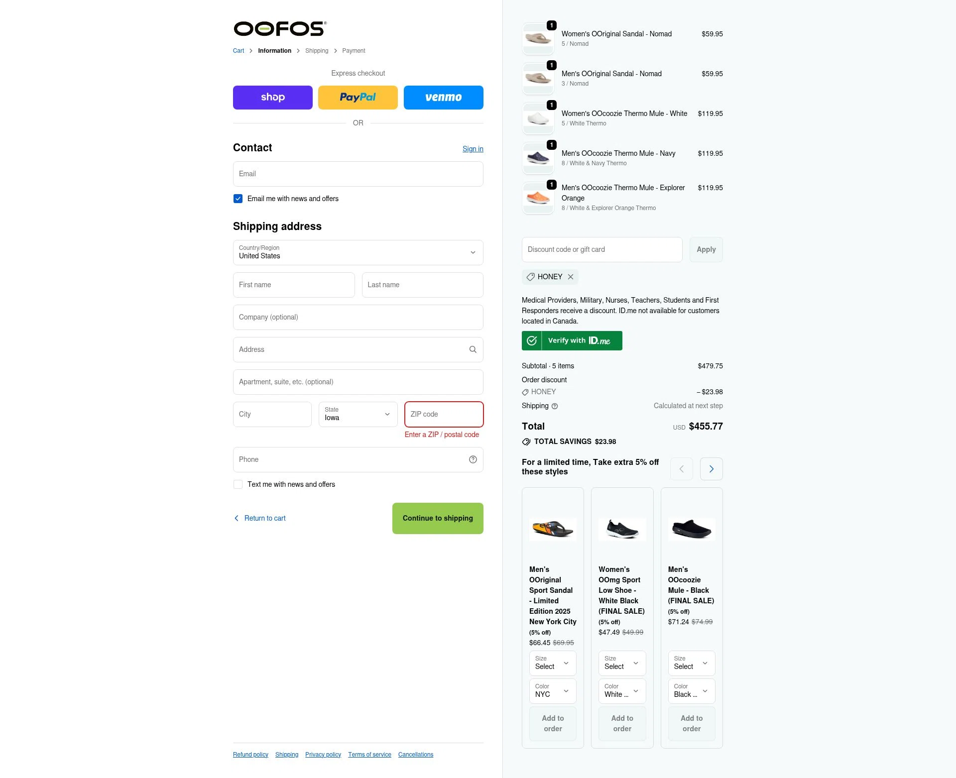 Oofos Discount Codes - 5% Off (3 Verified) Oct 2025