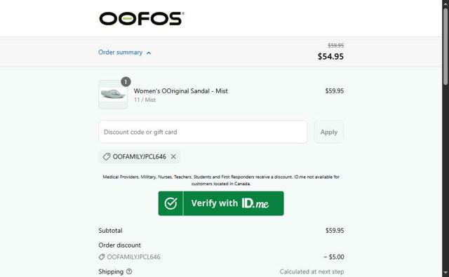 Oofos Promo Codes - 20% Off Coupons Sep 2025