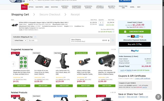 Optics Planet Promo Codes - 15% Off (Verified) Aug 2025