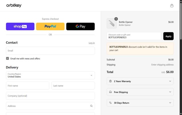 Orbitkey Promo Codes (1 Verified) - 10% Off w/Code Jul 2025
