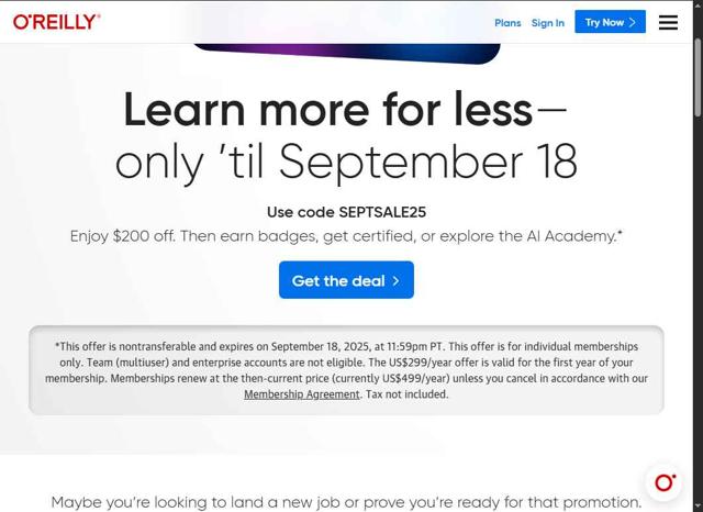 O'Reilly Promo Codes - $200 Off (3 Verified) Oct 2025