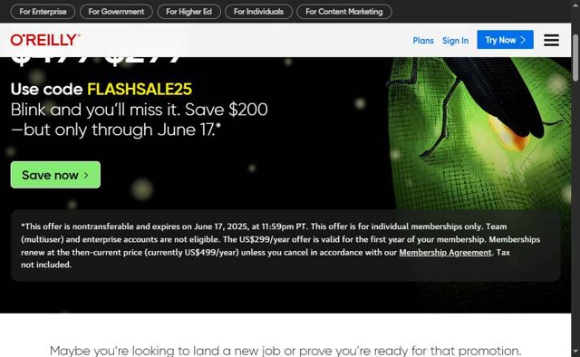 O'Reilly Discount Codes - 20% Off (1 Verified) Jul 2025