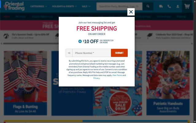 Oriental Trading Promo Codes - $10 Off Jun 2025