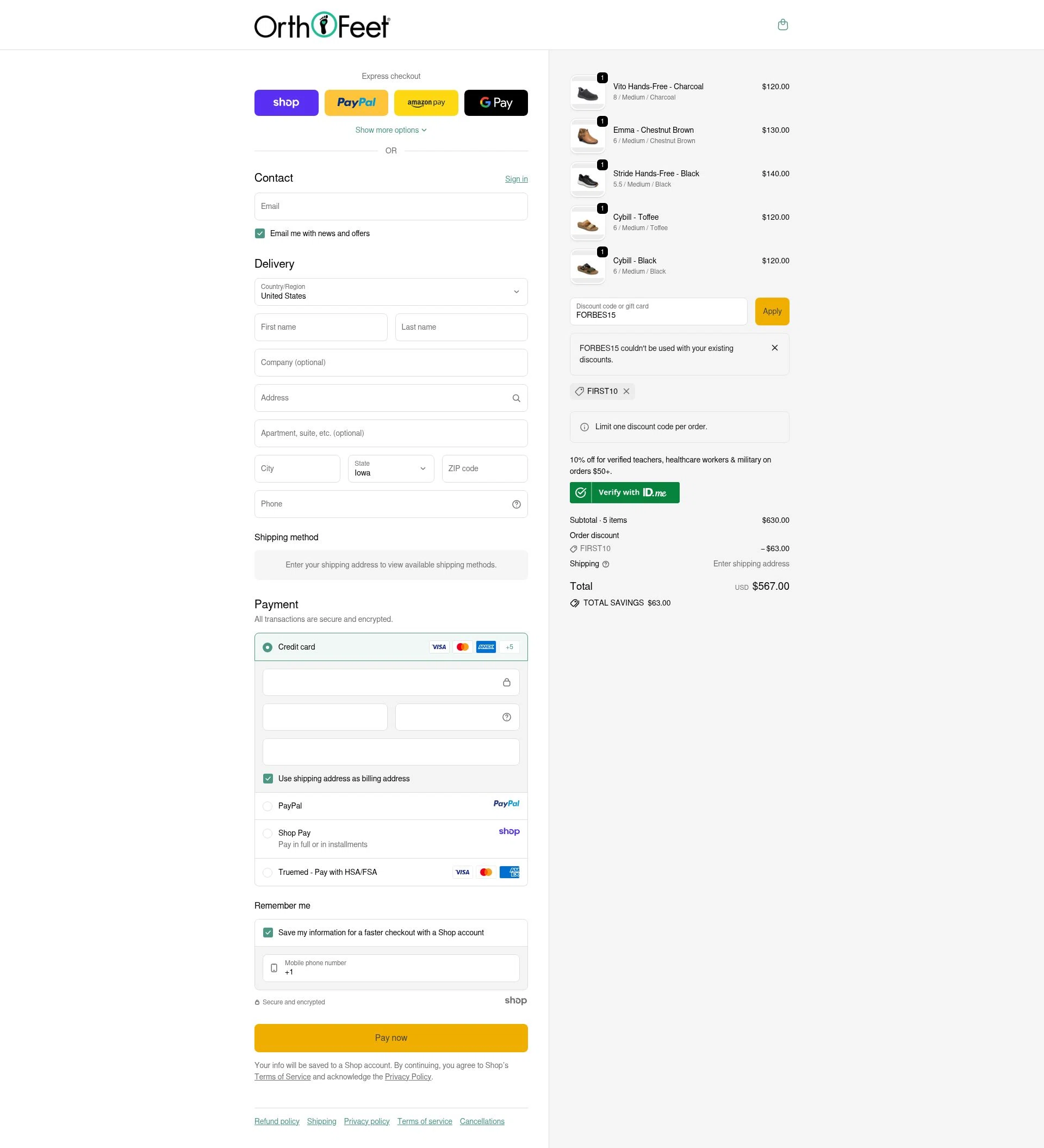 Orthofeet Promo Codes - $15 Off (5 Verified) Oct 2025