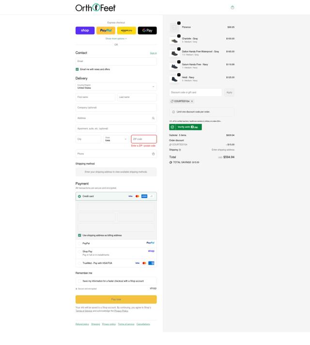 Orthofeet Promo Codes - $15 Off (5 Verified) Oct 2025