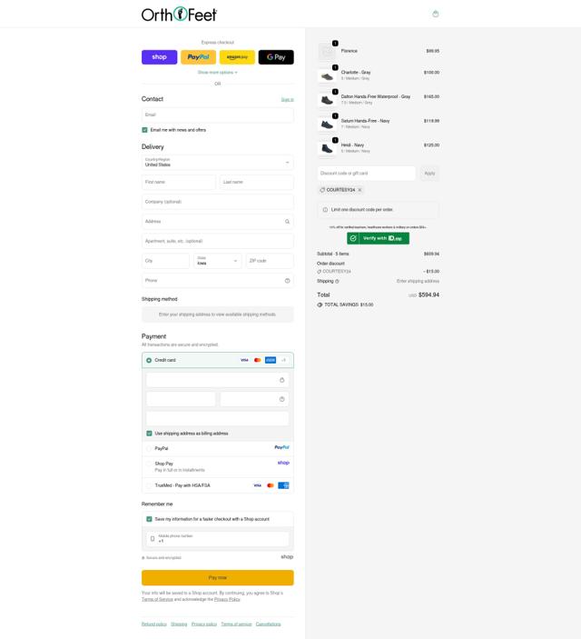Orthofeet Promo Codes - $15 Off (5 Verified) Sep 2025