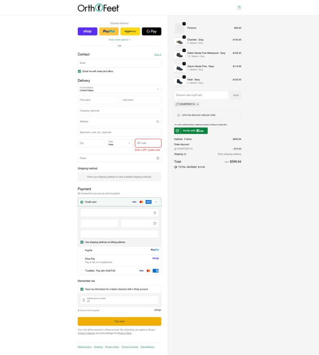 Orthofeet Promo Codes - $15 Off (5 Verified) Sep 2025