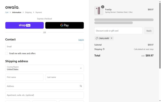 Owala Promo Codes (1 Verified) - 10% Off w/Code Jul 2025