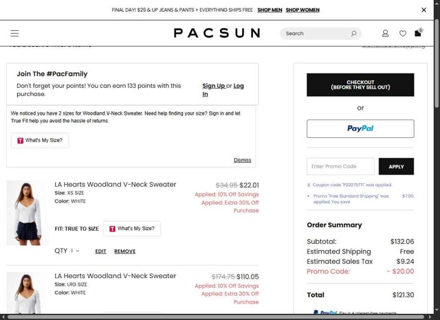 PacSun Discount Codes - $10 Off (2 Verified) Aug 2025