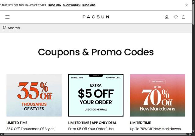 PacSun Discount Codes - 10% Off (2 Verified) Oct 2025