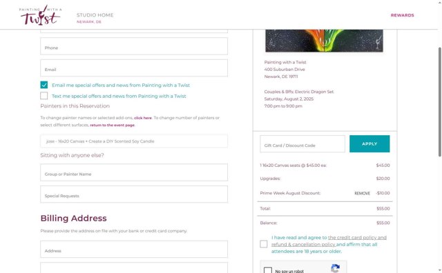 Painting with a Twist Promo Code (4 Verified) - 20% Off Jul 2025