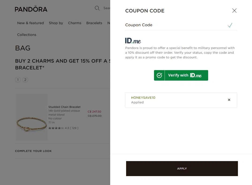 Pandora Promo Codes - 10% Off (1 Verified) Nov 2025