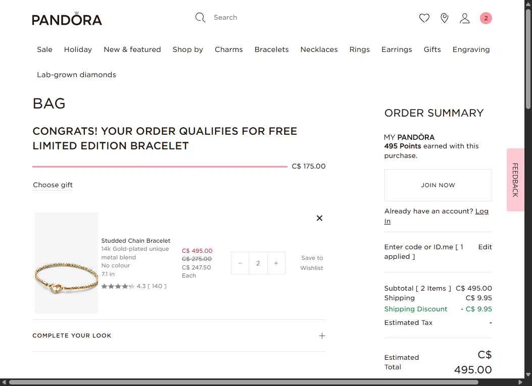 Pandora Promo Codes - 50% Off w/Code Coupons Mar 2026