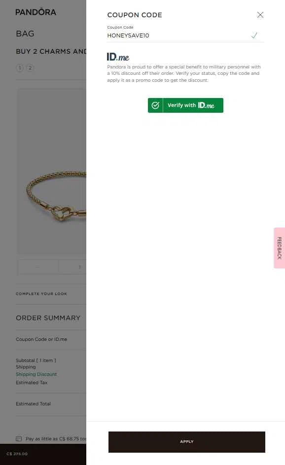 Pandora Promo Codes - 10% Off (1 Verified) Nov 2025