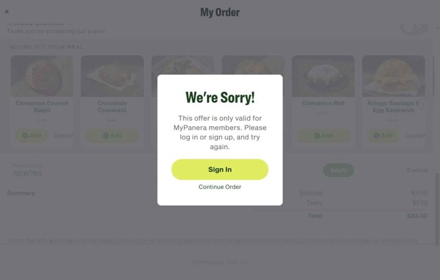 Panera Bread Promo Codes (2 Verified) - 25% Off Aug 2025