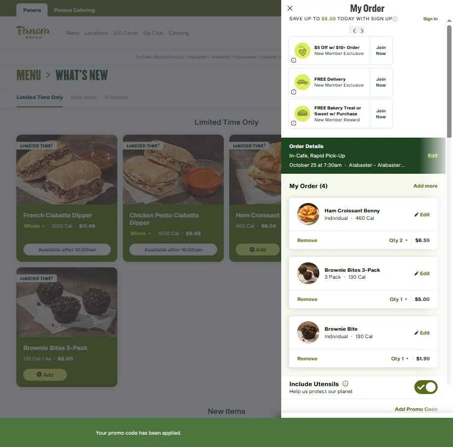 Panera Bread Promo Codes - 15% Off Coupons Nov 2025