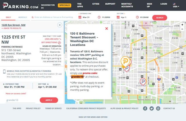 Parking.com Promo Codes - 10% Off Coupons Sep 2025