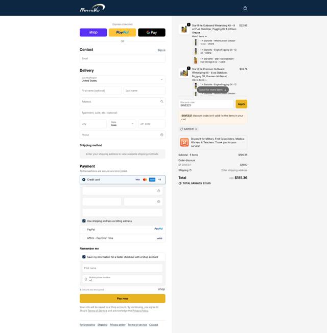 PartsVu Discount Codes - $20 Off (14 Verified) Oct 2025