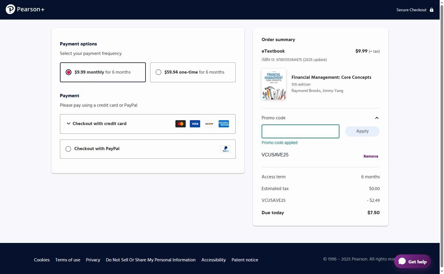 Pearson Promo Codes - 25% Off (2 Verified) Nov 2025