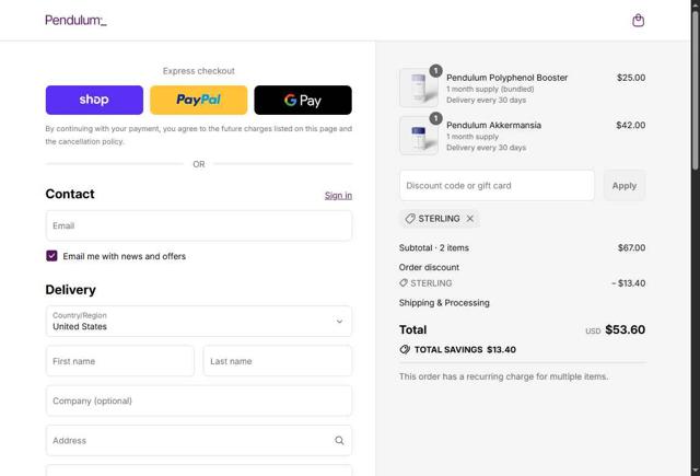 Pendulum Promo Codes - 20% Off (11 Verified) Sep 2025