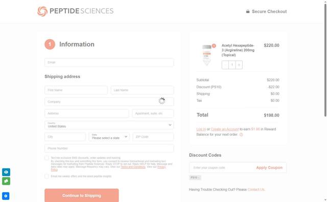 Peptide Sciences Promo Code (15 Verified) - 10% Off Oct 2025