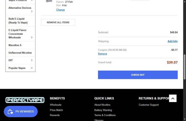 Perfect Vape Promo Codes - 10% Off (Verified) Aug 2025