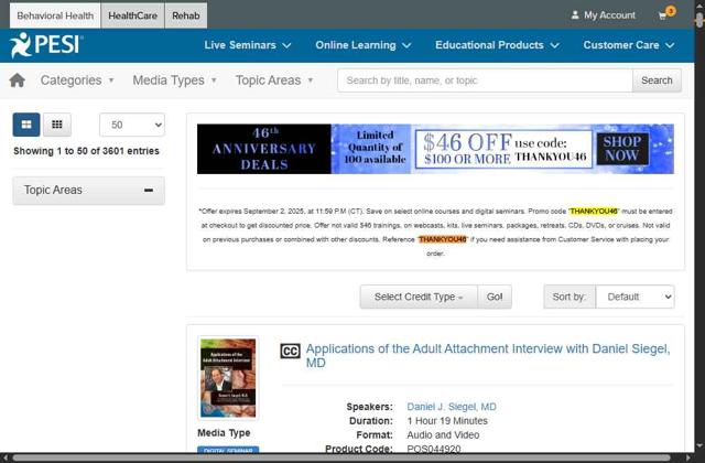 PESI Discount Codes - $380 Off (6 Verified) Sep 2025