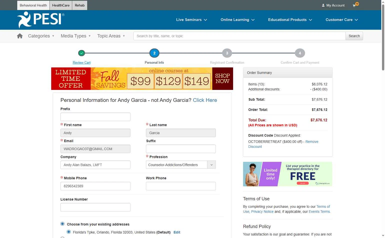 PESI Promo Codes - $100 Off (8 Verified) Nov 2025