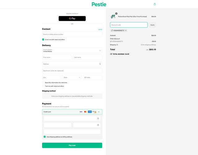Pestie Discount Codes (6 Verified) - 10% Off w/Code May 2025
